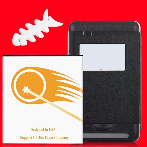 Premium Real 4600mAh Rechargeable Battery Special Charger for Galaxy J3 ...