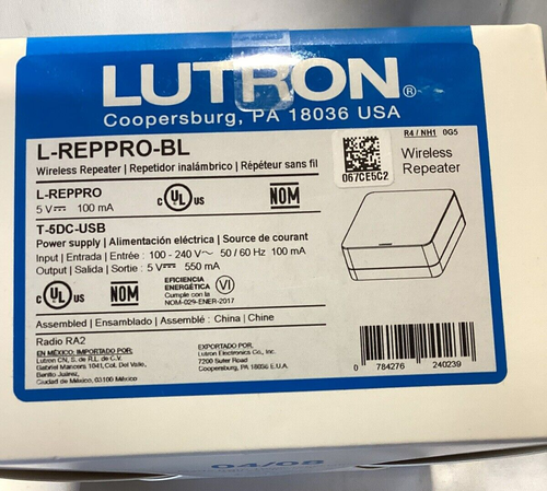 Lutron L-REPPRO-BL Wireless Repeater for sale online | eBay