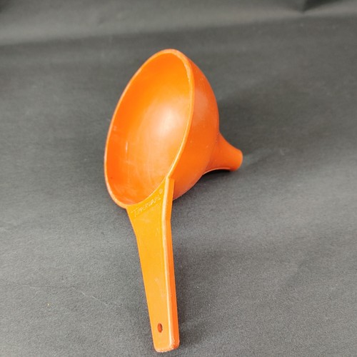 Tupperware Small Orange Funnel w/Handle 1227-3 | eBay