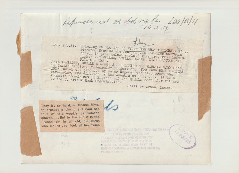 SHIRLEY EATON ORIGINAL CANDID PHOTOGRAPH JAMES BOND PIN UP CHEESECAKE ...