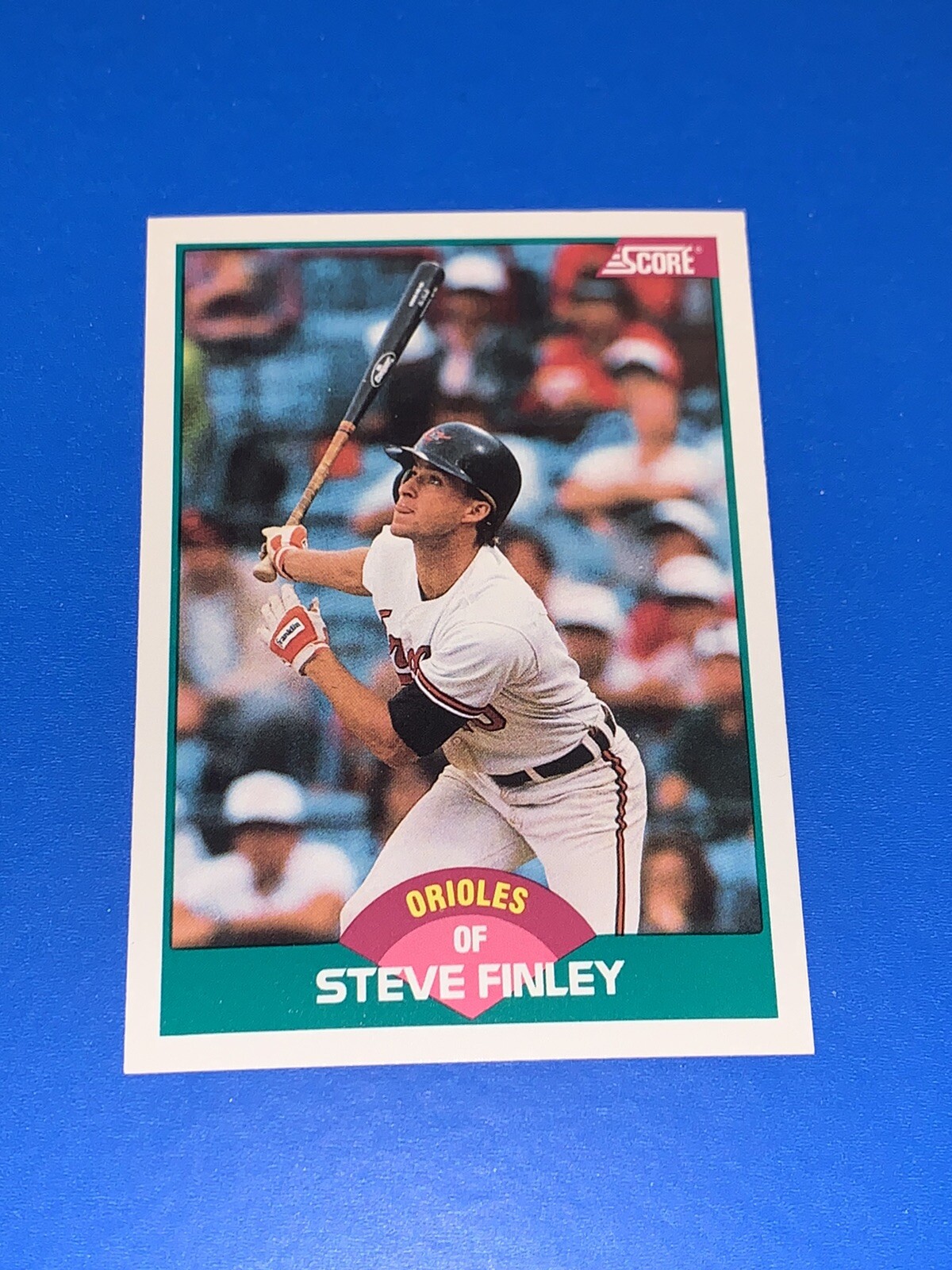 1989 Score Traded Steve Finley Rookie Card RC #95T Orioles Set Break NM ...
