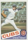 #668 Steve Trout - Chicago Cubs - 1985 Topps Baseball | eBay