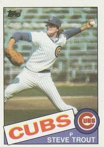 #668 Steve Trout - Chicago Cubs - 1985 Topps Baseball | eBay