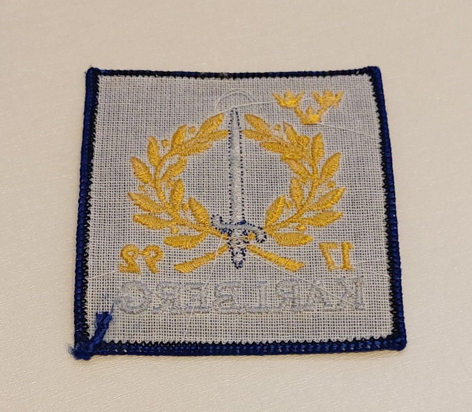 SWEDEN MILITARY MILITARY ACADEMY KARLBERG MHS K PATCH | eBay
