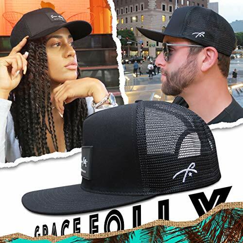 Grace Folly Trucker Hat for Men & Women. Snapback Mesh Caps Black | eBay