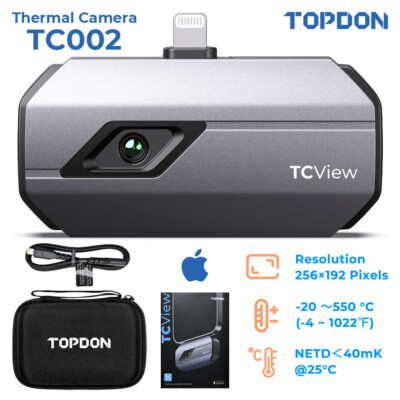 TOPDON TC002 Thermal Imaging Camera Industry IR High Resolution 256*192 ...
