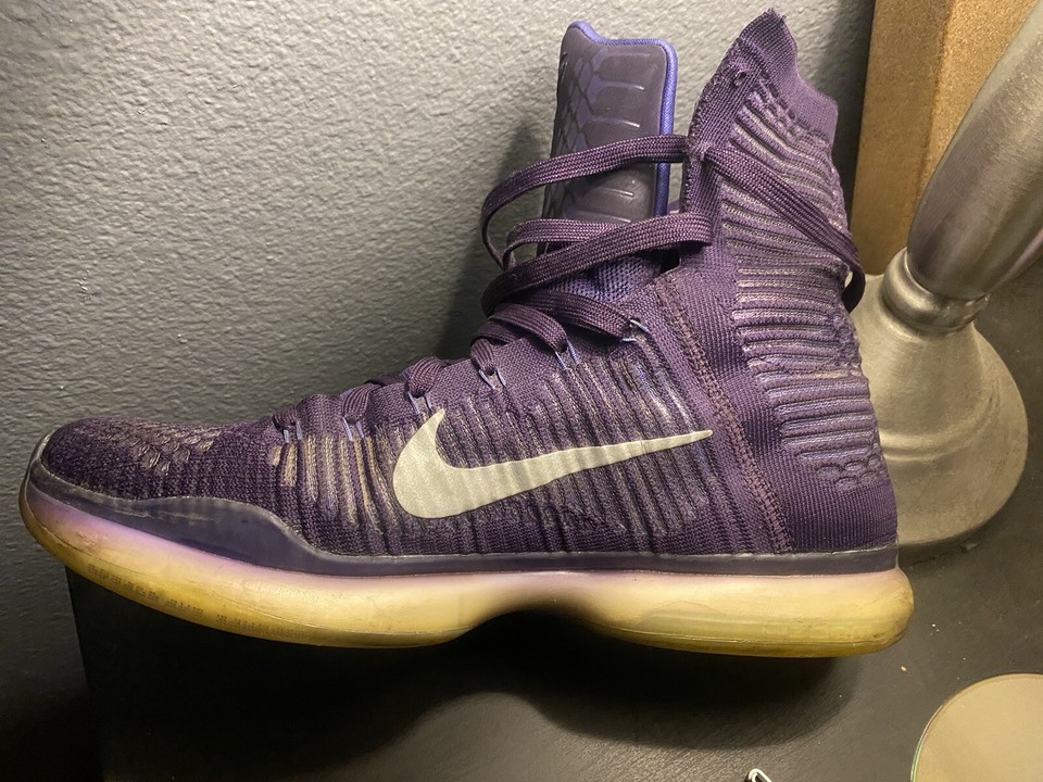 Nike Kobe 10 X Elite High Team - Size 12 - INK/PERSIAN VIOLET-REFLECT ...