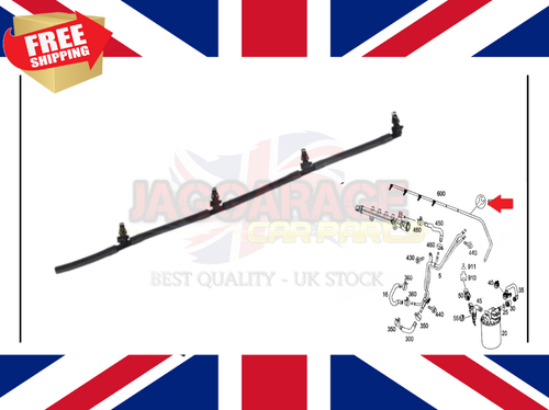 FUEL RETURN INJECTOR LEAK OFF PIPE FOR MERCEDES BENZ 6510702432 ...