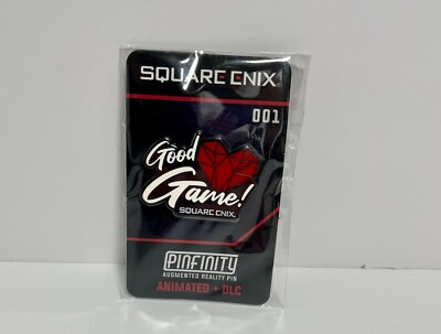 Square Enix Good Game Heart Augmented Reality AR Pin Pinfinity Animated ...