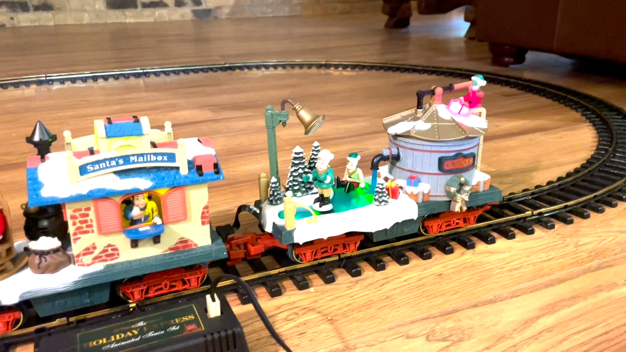 G scale Holiday Express Water Tanker Skating Car New Bright 384-2 | eBay