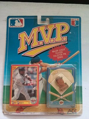 KIRBY PUCKETT - 1990 ACE MVP PIN & SCORE CARD - MINNESOTA TWINS ...