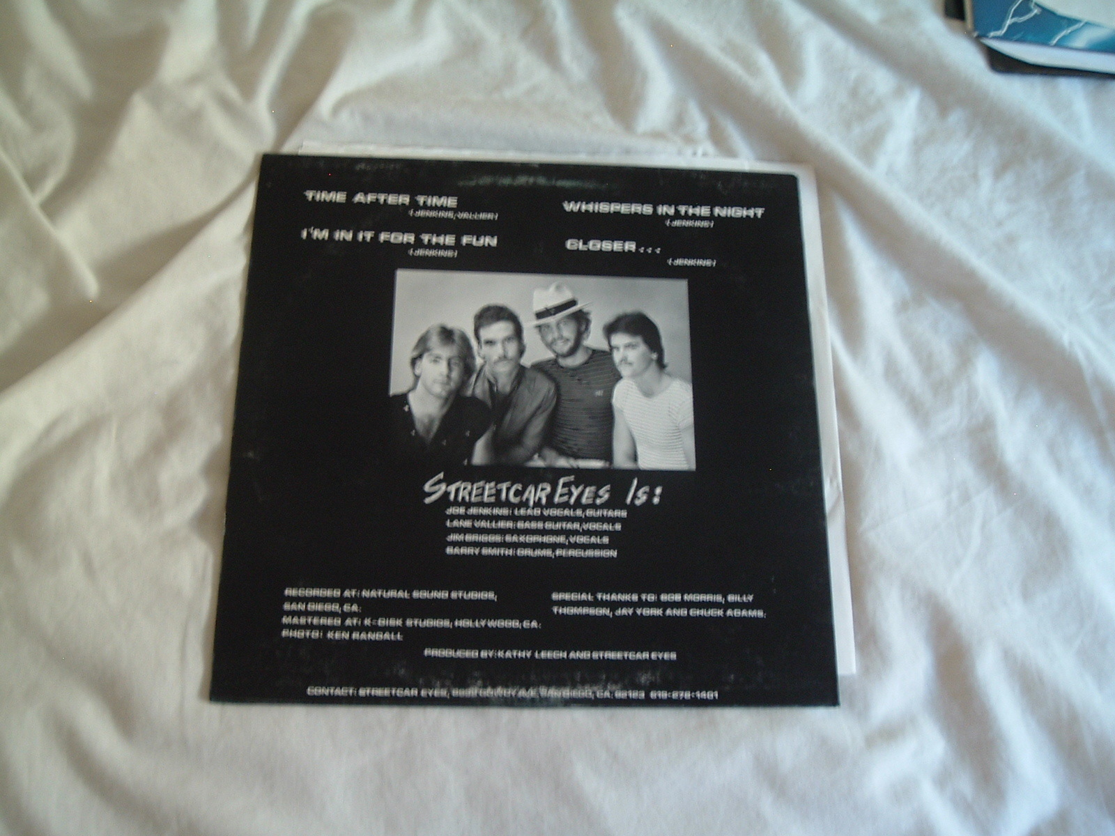 STREETCAR EYES Time After Time LP RARE PRIVATE Rock/NW 1st press NMint ...