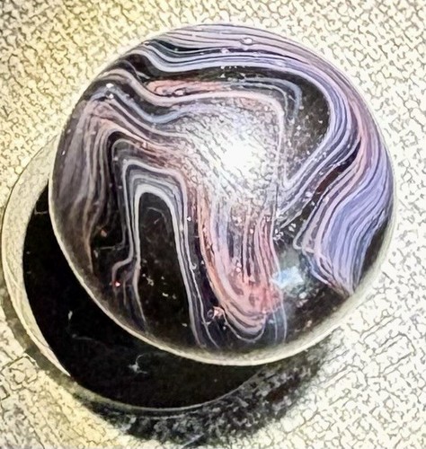 VTG Akro Agate Purple Slag Marble HTF some Play Wear See Pics | eBay
