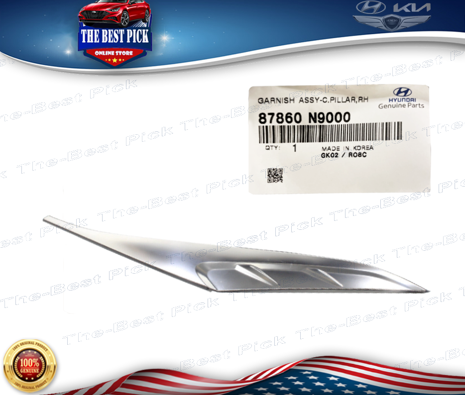 ⭐GENUINE⭐ REAR GARNISH ASSY-C.PILLAR RIGHT FOR HYUNDAI TUCSON 22-23 ...