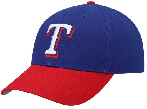 Texas Rangers Fan Favorite MVP Two Tone Blue Red Hat Cap Adult Men's ...