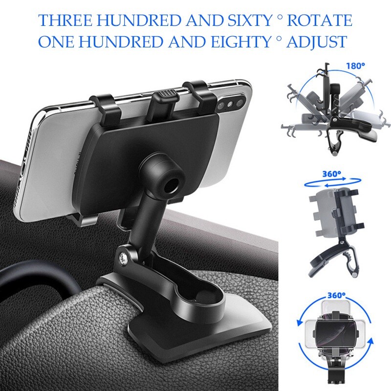 360° Mount Holder Car Dashboard Stand Fit For Mobile Cell Phone Android ...