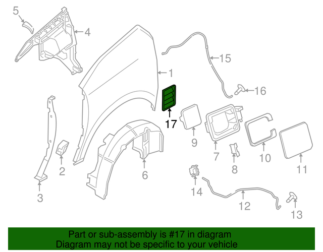 Genuine OEM Quarter Panel Vent for BMW 64229201647 for sale online | eBay