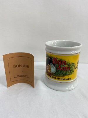 Retro Bon Ami Soap Coffee Porcelain Mug Cup Franklin Corner Store 1984 ...