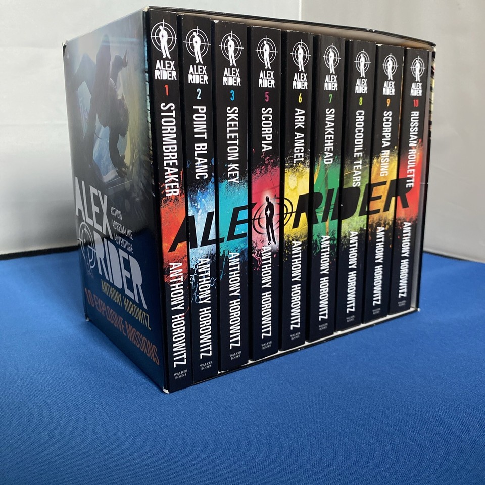 Alex Rider Book set1-10 (missing book 4) Anthony Horowitz RRP- £79.90 ...