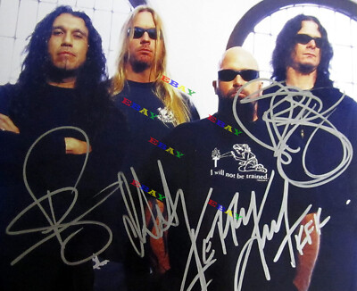 Slayer band Autographed signed 8x10 Photo Reprint | eBay