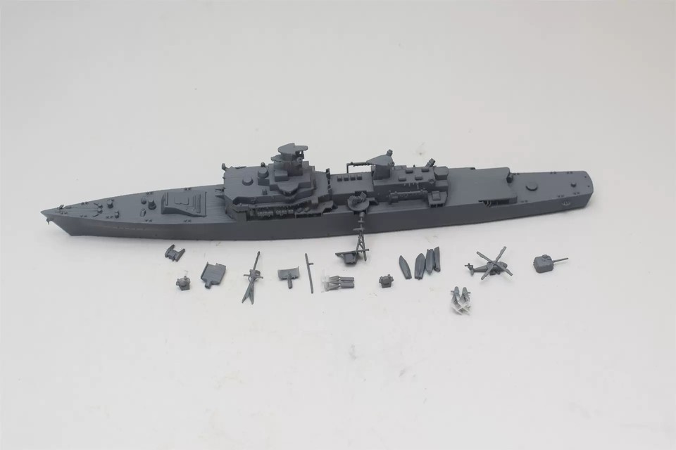 3D Printed 1/700 US Navy Belknap-class cruiser Unpainted Model Kit HOT ...