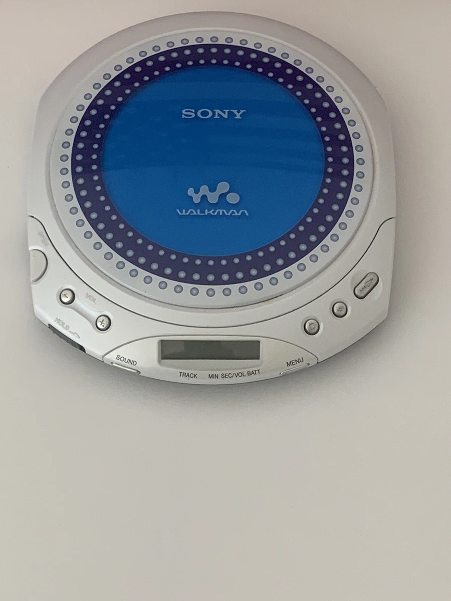 Sony Walkman Cd Player Blue