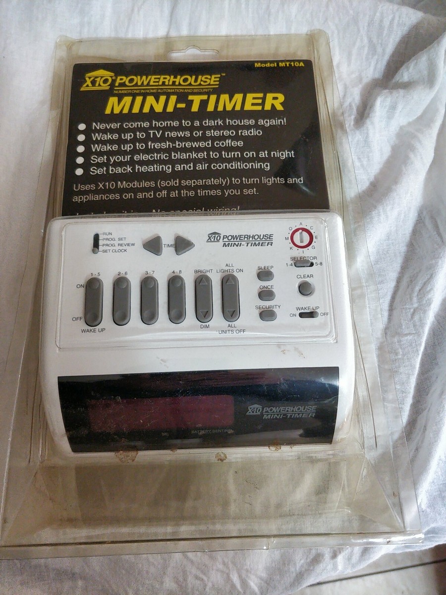 X10 Powerhouse Minitimer Programmable Control Center X10 Home