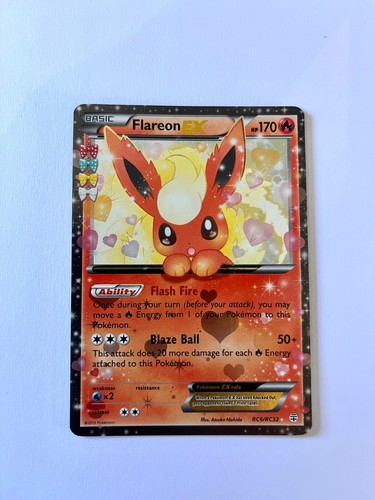 Flareon EX Generations RC6/RC32 Ultra Rare Pokemon Card NM | eBay