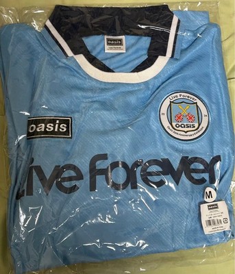 Oasis 30th anniversary special exhibition limited football shirt M Size ...