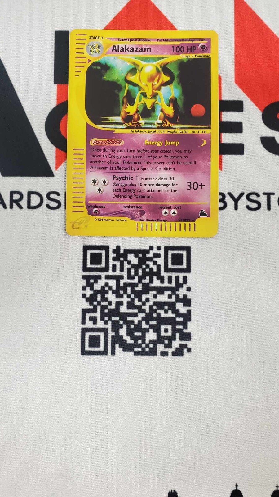 Pokémon TCG Alakazam Skyridge H1 Holo Holo Rare for sale online | eBay