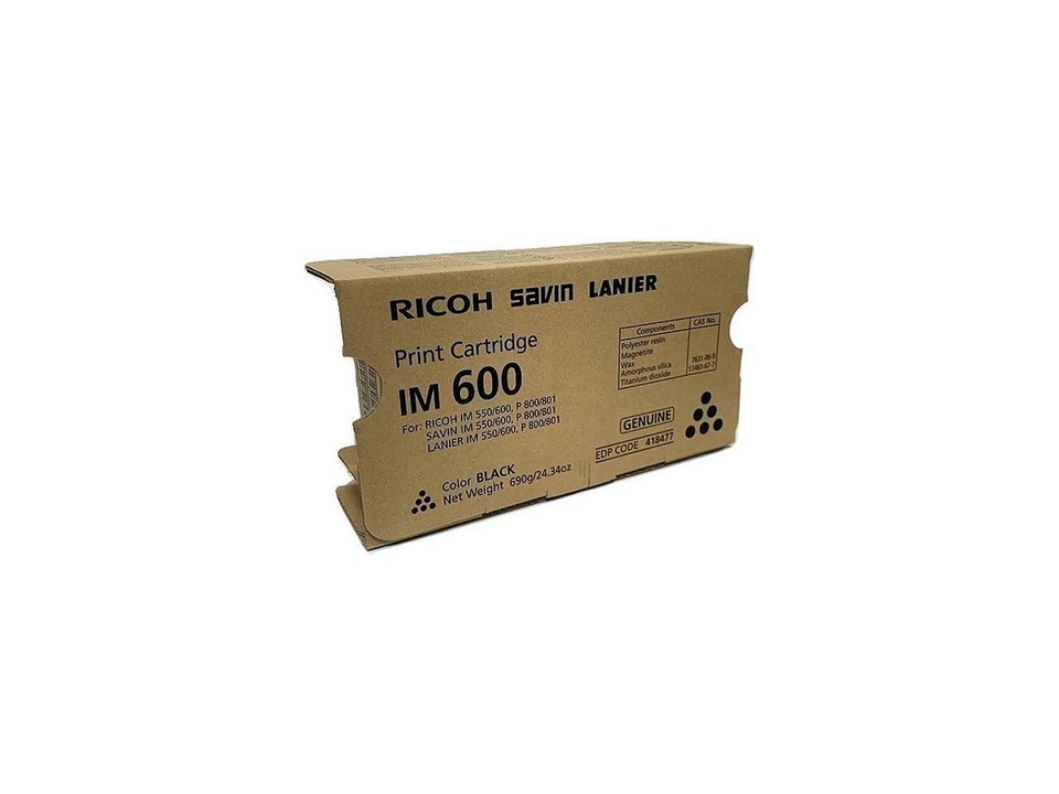RICOH CORP. 418477 PrintCartridge IM600 P800 P801 26649184772 | eBay