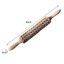 Household Cake Carving Wooden Rolling Pin Pastry Embossing Cake Rolling ...