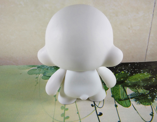5pcs Kidrobot Munny Unpainted White Vinyl Art DIY Toy 4 inch Cute White ...