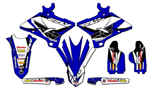 2005-2007 fits POLISPORT RESTYLE YZ 250 2-STROKE 13 FLY Blue Senge ...
