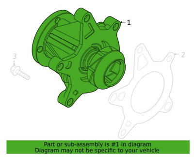 OEM 25100-3CAC0 Engine Water Pump Assy Ups # for Hyundai Palisade 2020 ...