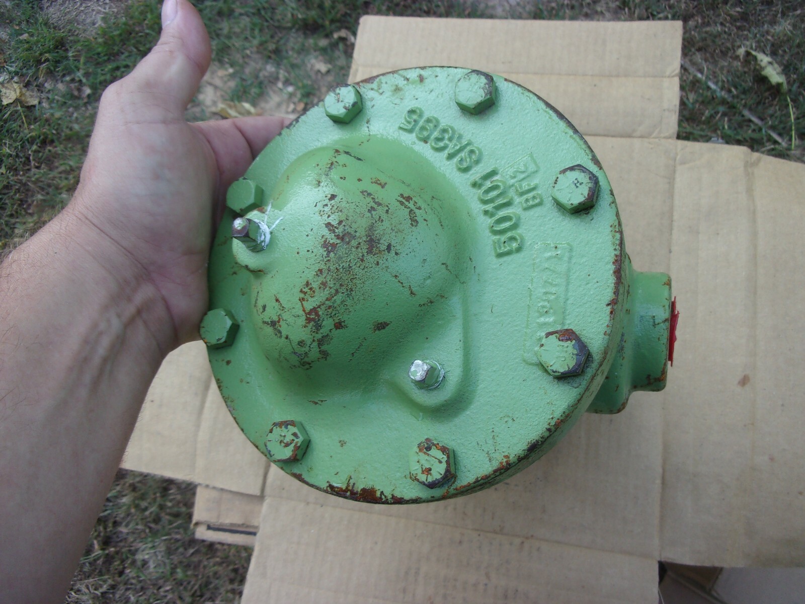 RP Adams 1'' NPT GP Air Gas Pipe Line Stream Filter Poro-Stone Model ...