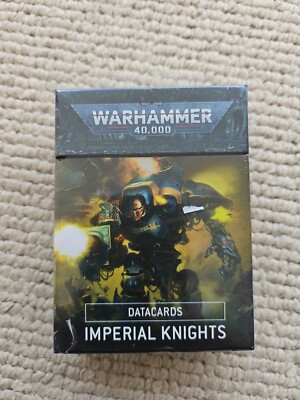 Games Workshop - Warhammer 40K Datacards: Imperial Knights (55 Cards ...