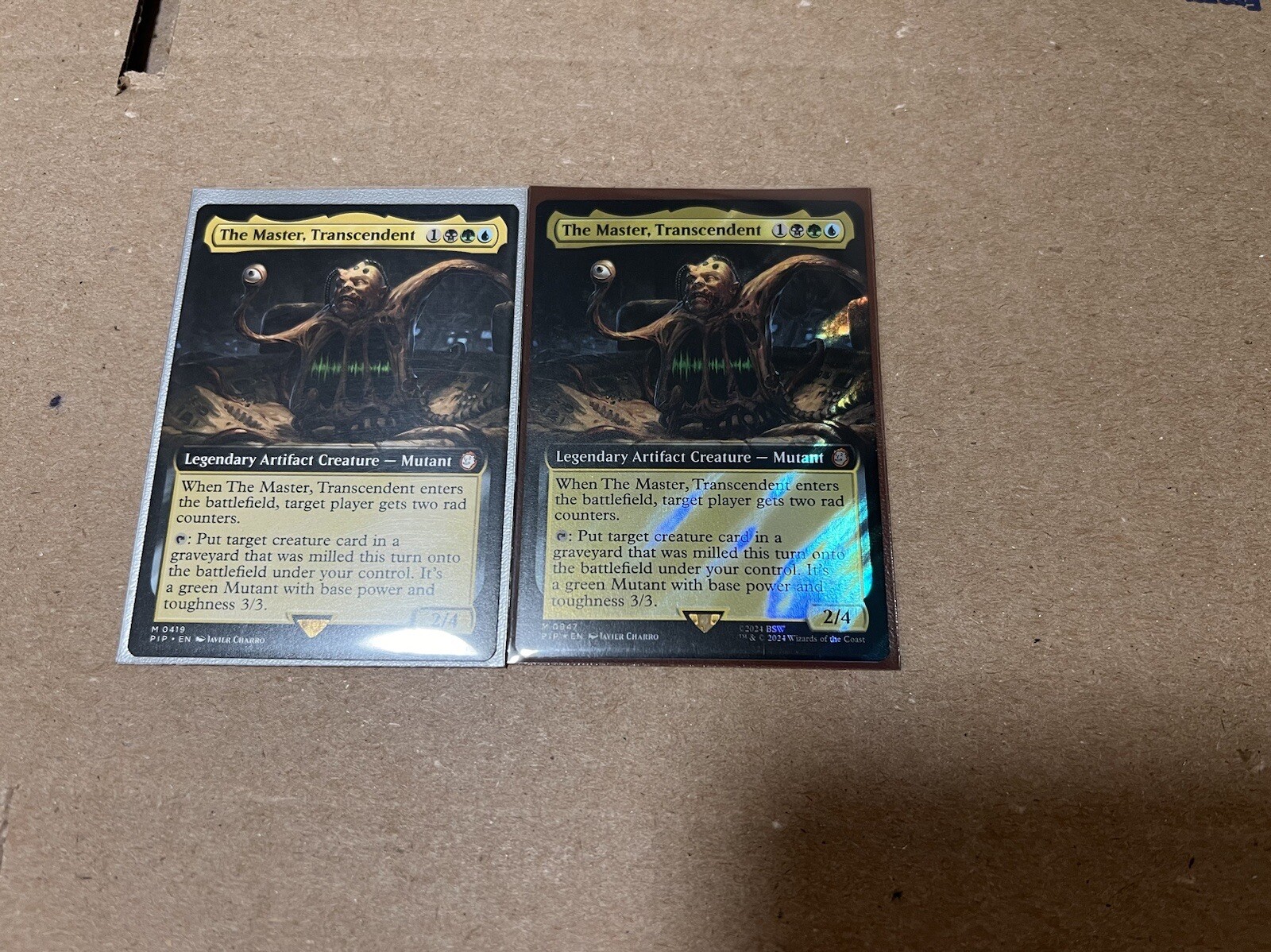 MTG The Master, Transcendent *Surge Foil* Universes Beyond: Fallout MTG ...