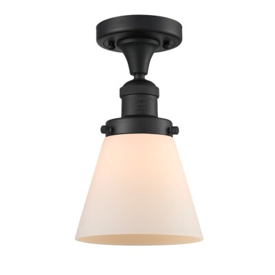 Innovations LED SM Cone 6.5" SF, 517-1CH Series, BK/WH - 517-1CH-BK-G61 ...