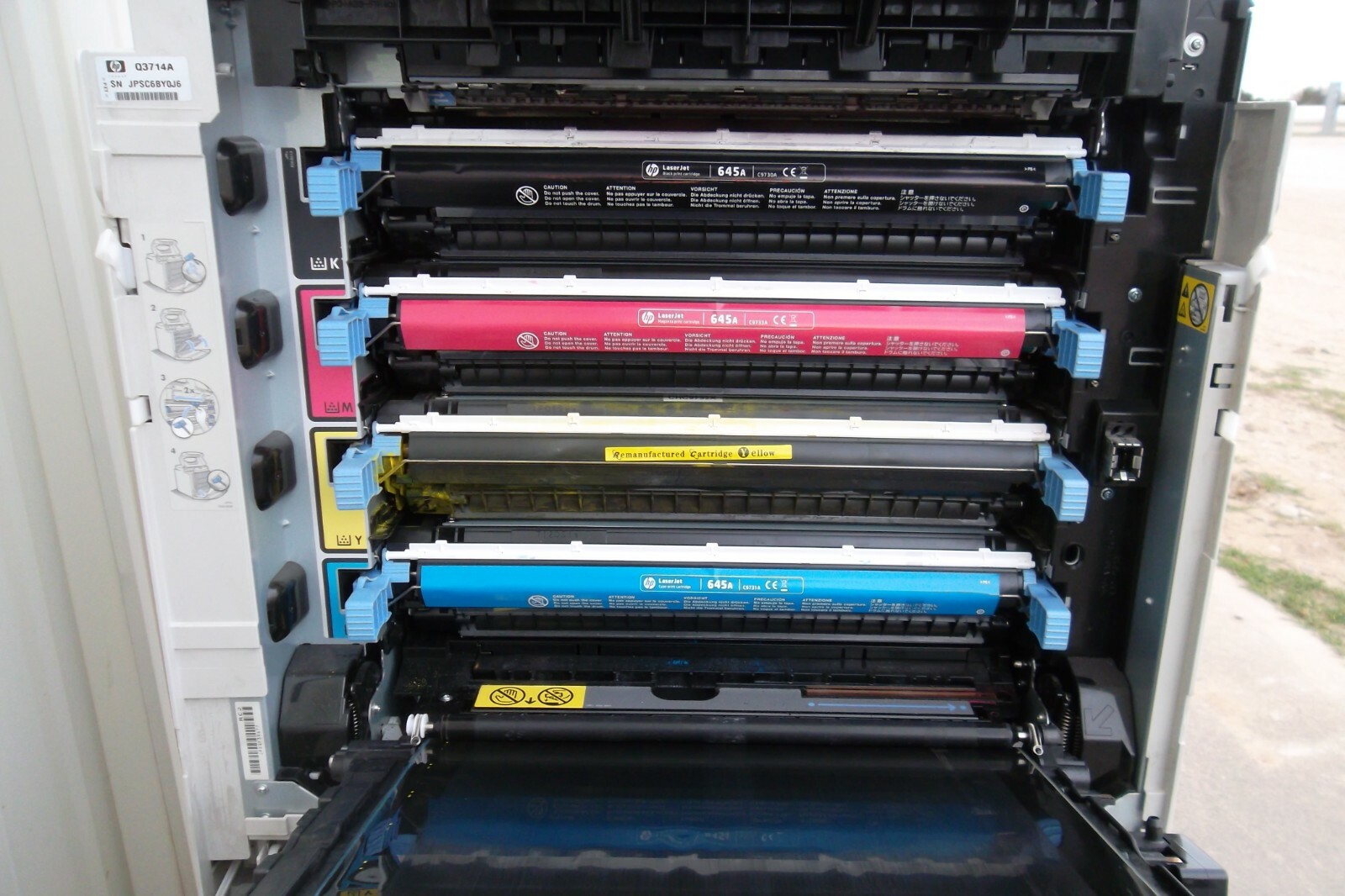 HP 5550 Color LaserJet Printer Workgroup LCD LAN 27ppm USB EIO 5550n ...