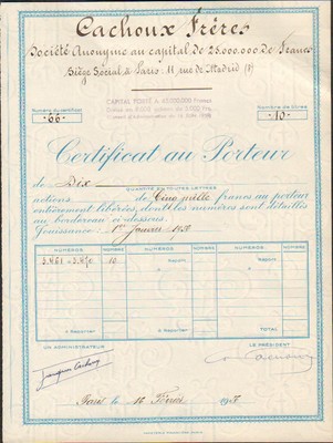 RARE => CACHOUX Frères (O) | eBay