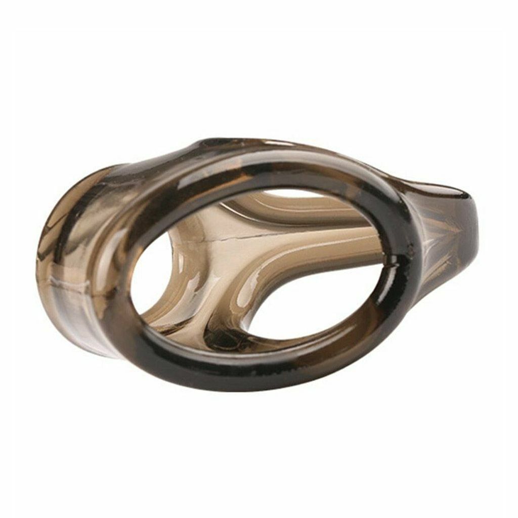 Male Stretchy Penis Enhancer Cock Rings Cage Sleeve Ball Stretcher ...