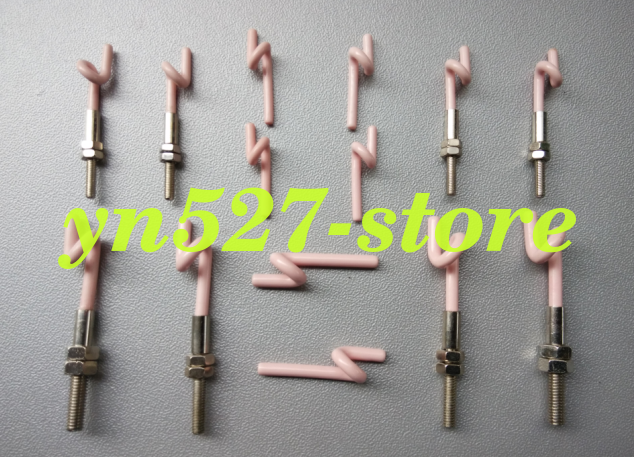 10PCS NEW Pig Tail, Ceramic Pigtail Ring, Ceramic Thread Guide, Thread ...