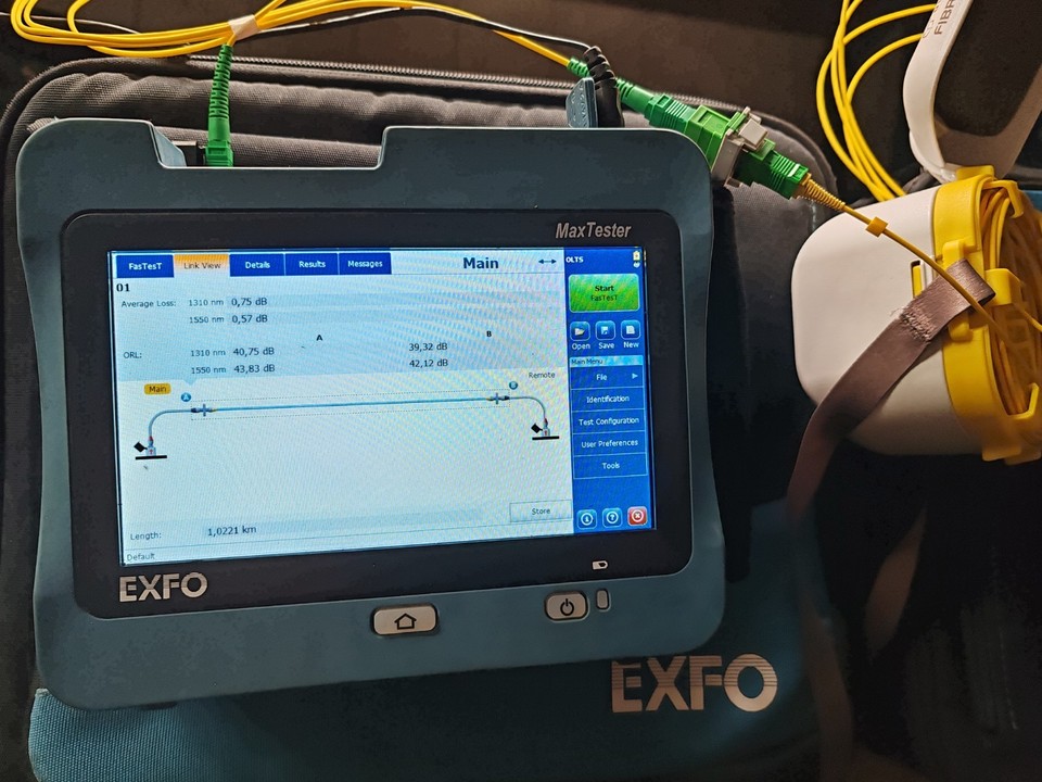 Lot of 2 EXFO MAX-945-SM1-EA OLTS Fiber Optic Certifiers / Testers | eBay