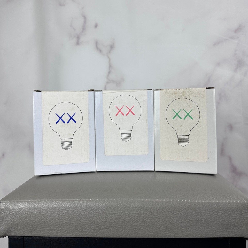 Kaws x The Standard Hotel Light Bulb Set (3) 2010 Collectible Accessory ...
