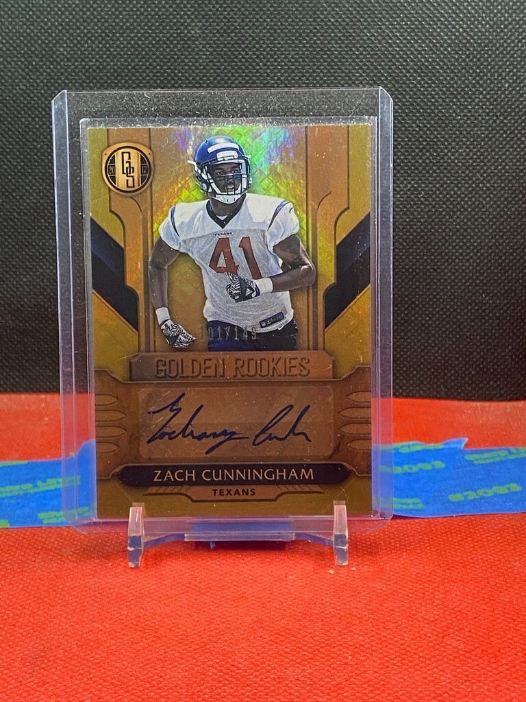 2017 Gold Standard Golden Rookies Autograph #GR-ZC Zach Cunningham 101/ ...