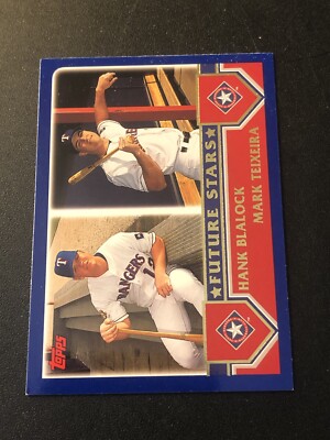 2003 Topps Future Stars Hank Blalock Mark Teixeira #324 | eBay