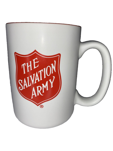 The Salvation Army Mug Corporate White/Red 12oz Coffee Mug Cup Debco ...
