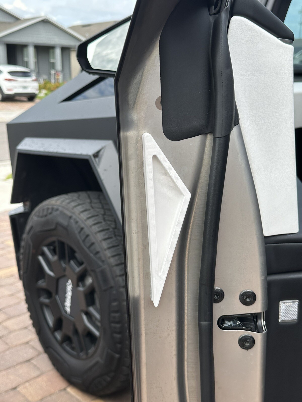 Fingerprint Resistant Tesla Cybertruck Door Handles X3 (White)(4pcs ...