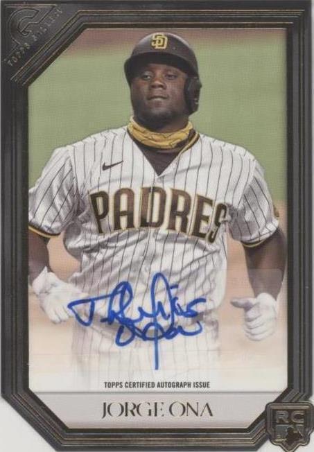 2021 Topps Gallery - Rookie Autographs Jorge Ona #RA-JO (AU, RC) for ...